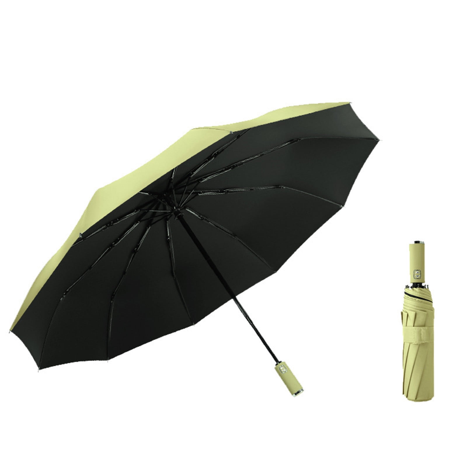 Big Savings! Fully Automatic Rotatable Umbrella Foldable Glue Sunscreen ...