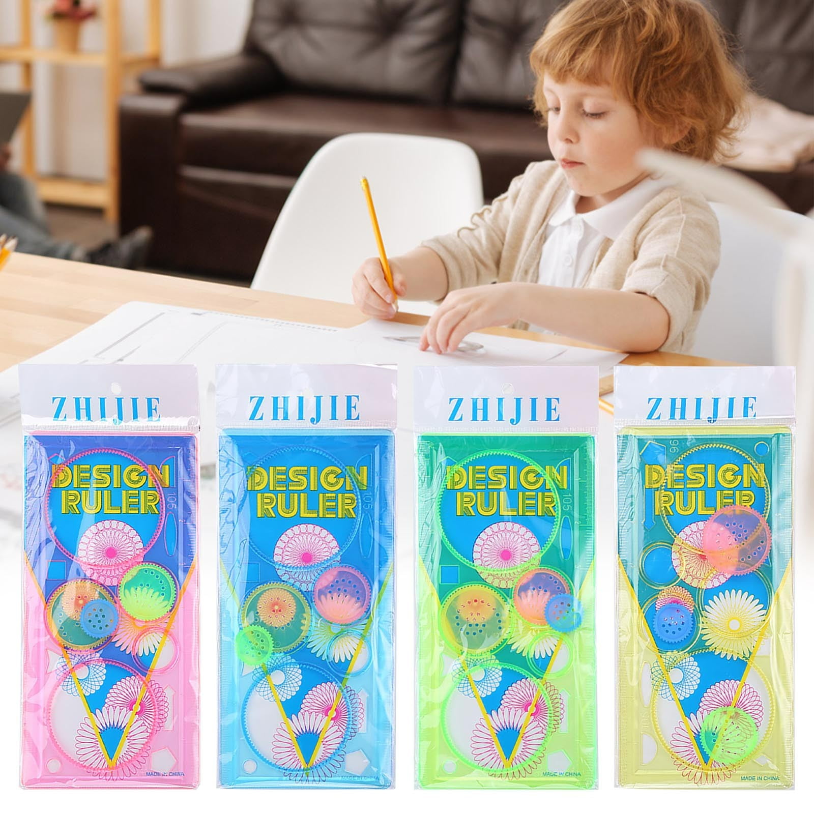 Big Savings! Geometric Ruler Set, Multifunctional Protractor Kit for ...