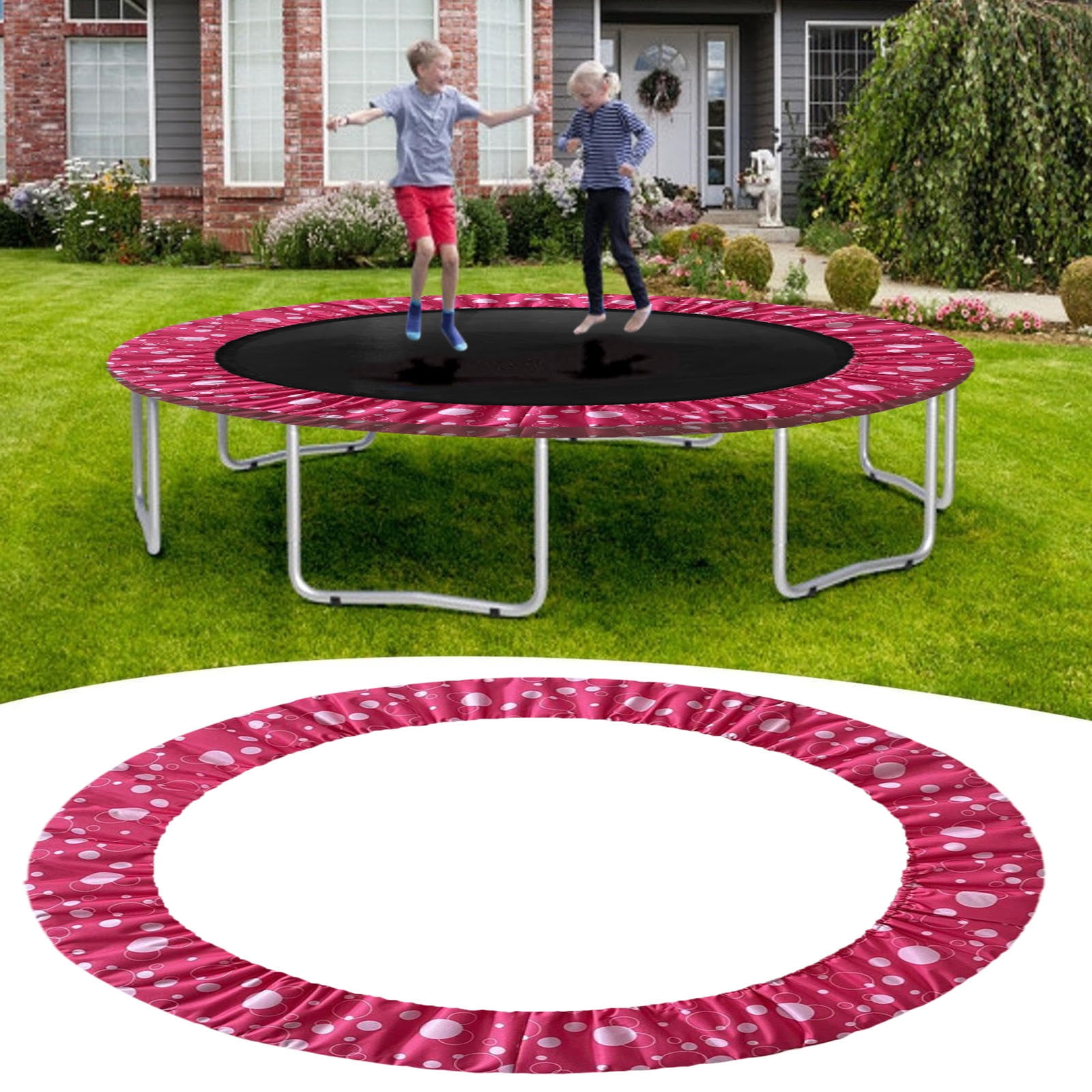 Gosuguu 38-inch Trampoline Padding, Round Spring Cover, Trampoline Surround Pad, Tear-resistant ...