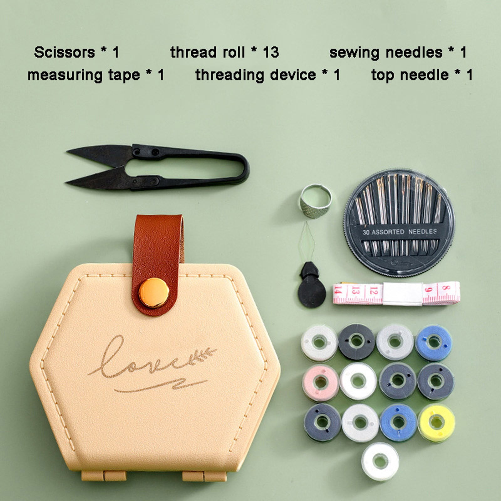 Big Savings! Hexagonal Multifunctional Sewing Tool Set, Storage Bag for ...