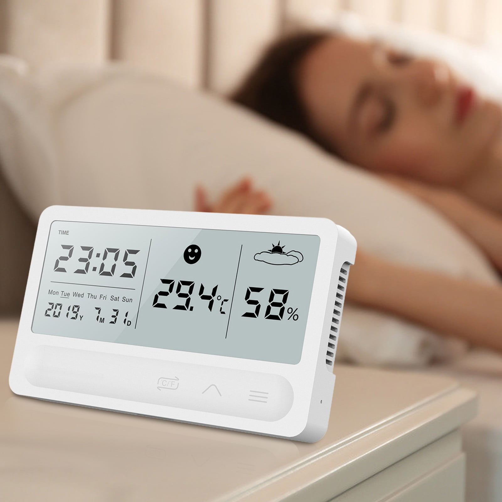 Big Savings Inside, Digital Clock, Large LCD Display, Weather Station ...
