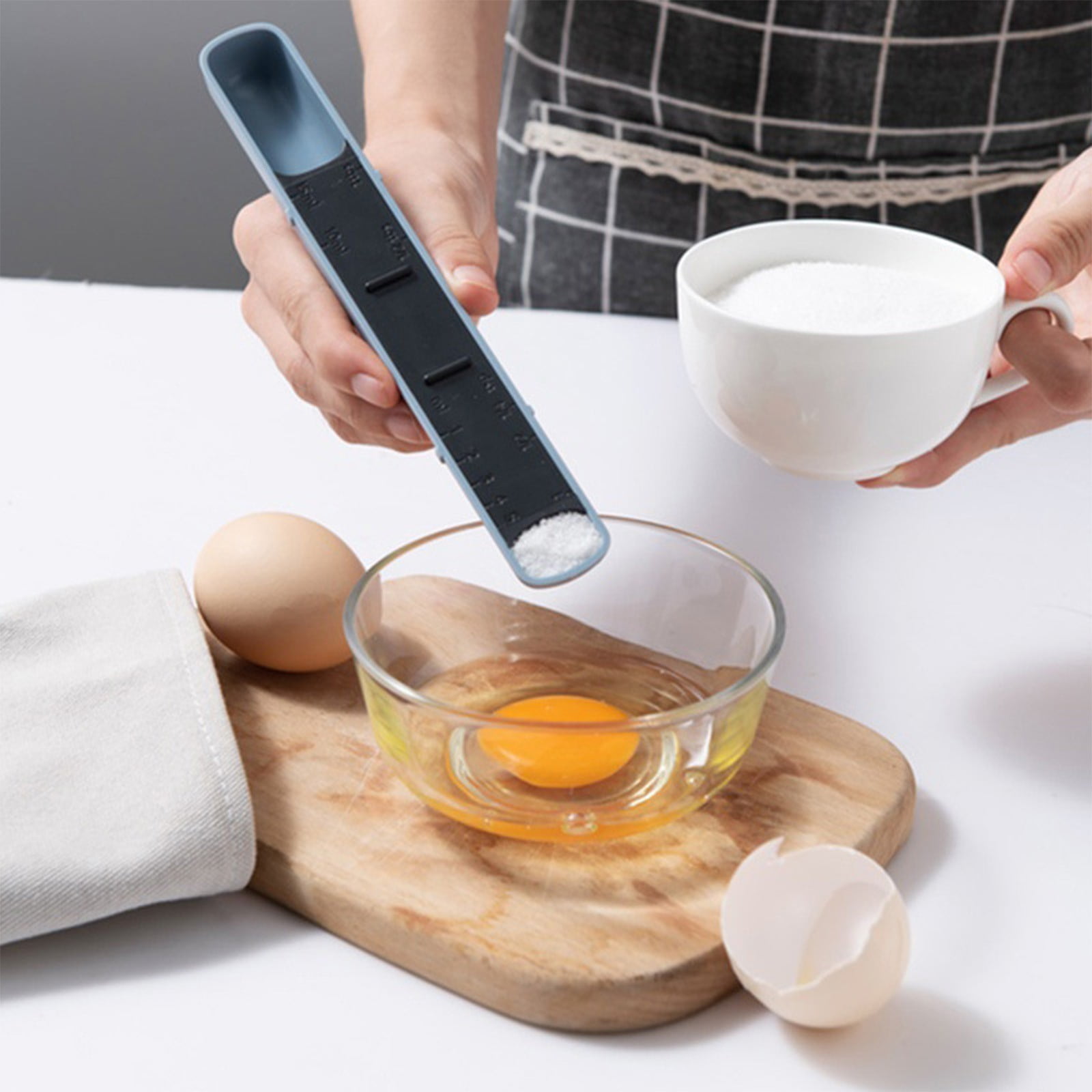 Big Savings! JGF844 Adjustable Measuring Spoon Border Kitchen Baking ...