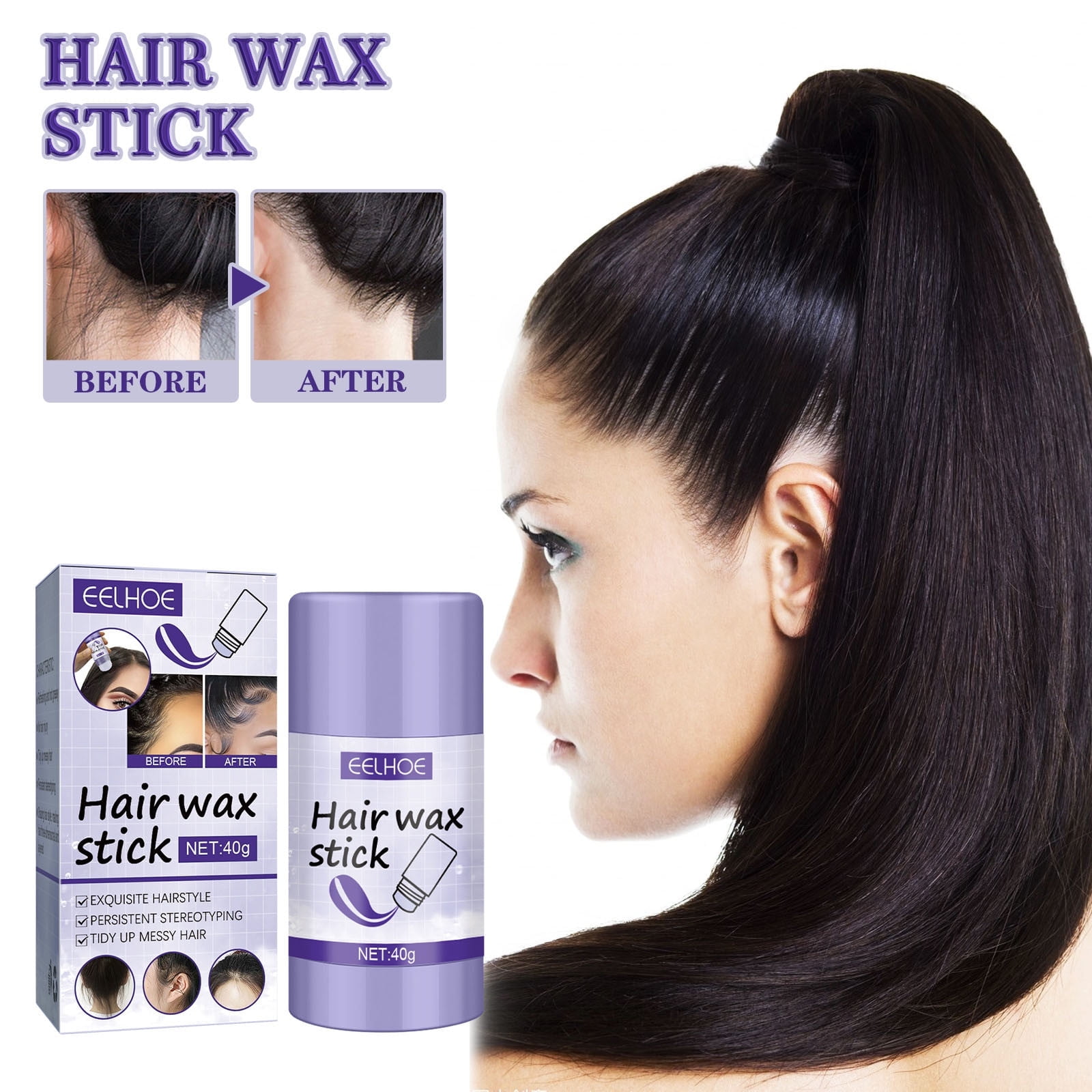 Big Savings! JGF844 Hair Wax Stick, Hair Wax Stick, Control, Smoothing ...