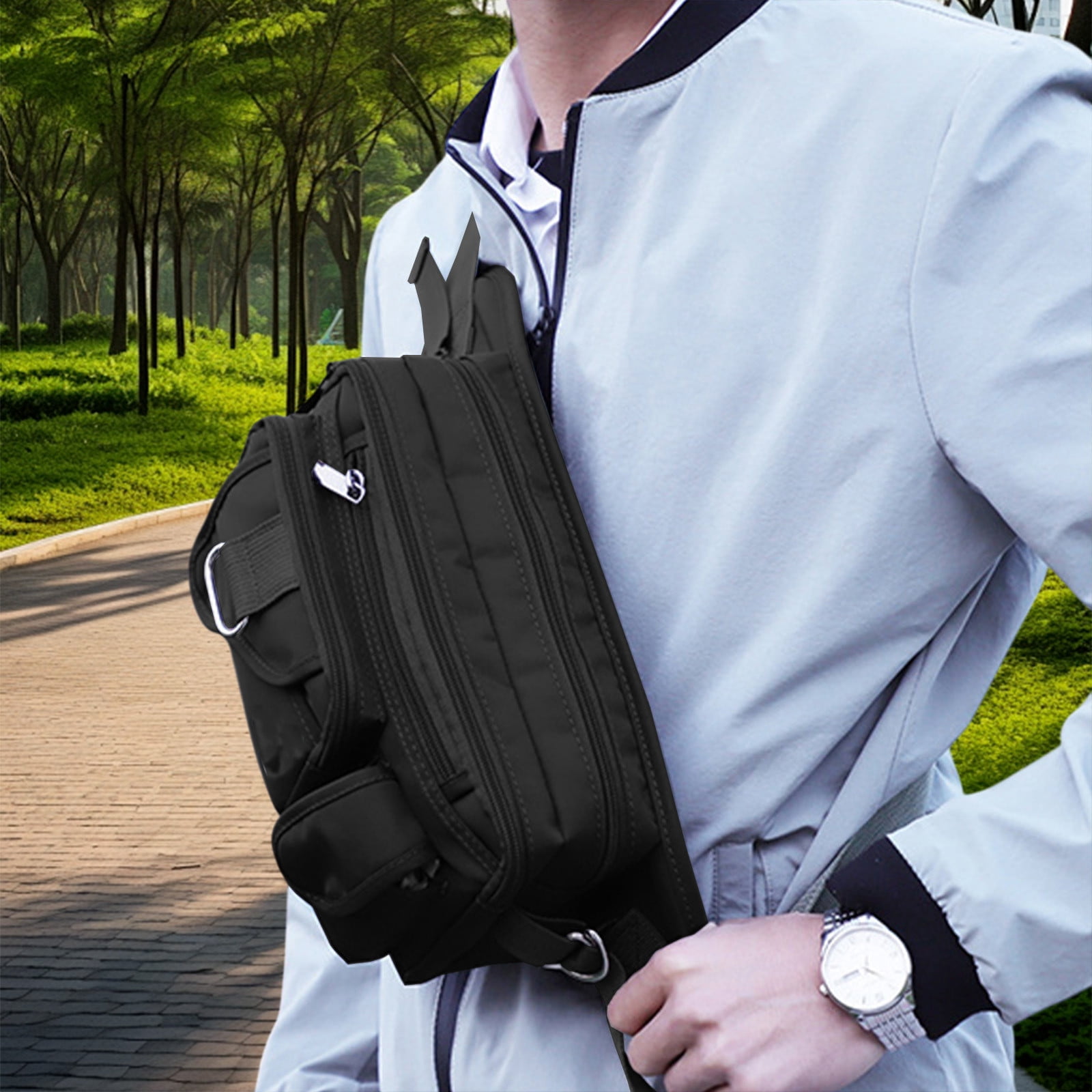 Big Savings! JGF844 Nylon Waterproof Waist Pack Men's Outdoor Sports ...