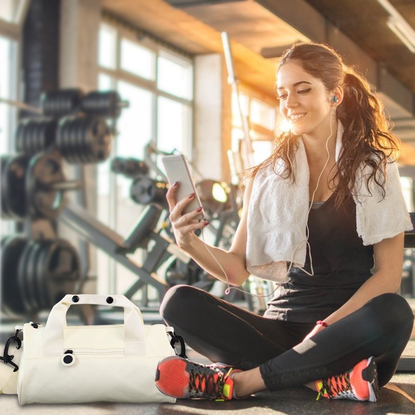 Big Savings! JGF844 Travel Duffel Bag Sports Tote Gym Bag Shoulder ...