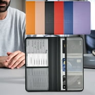 MKDAQIQIU Universal Car Document Holder 1 pack - PU Leather Insurance ...