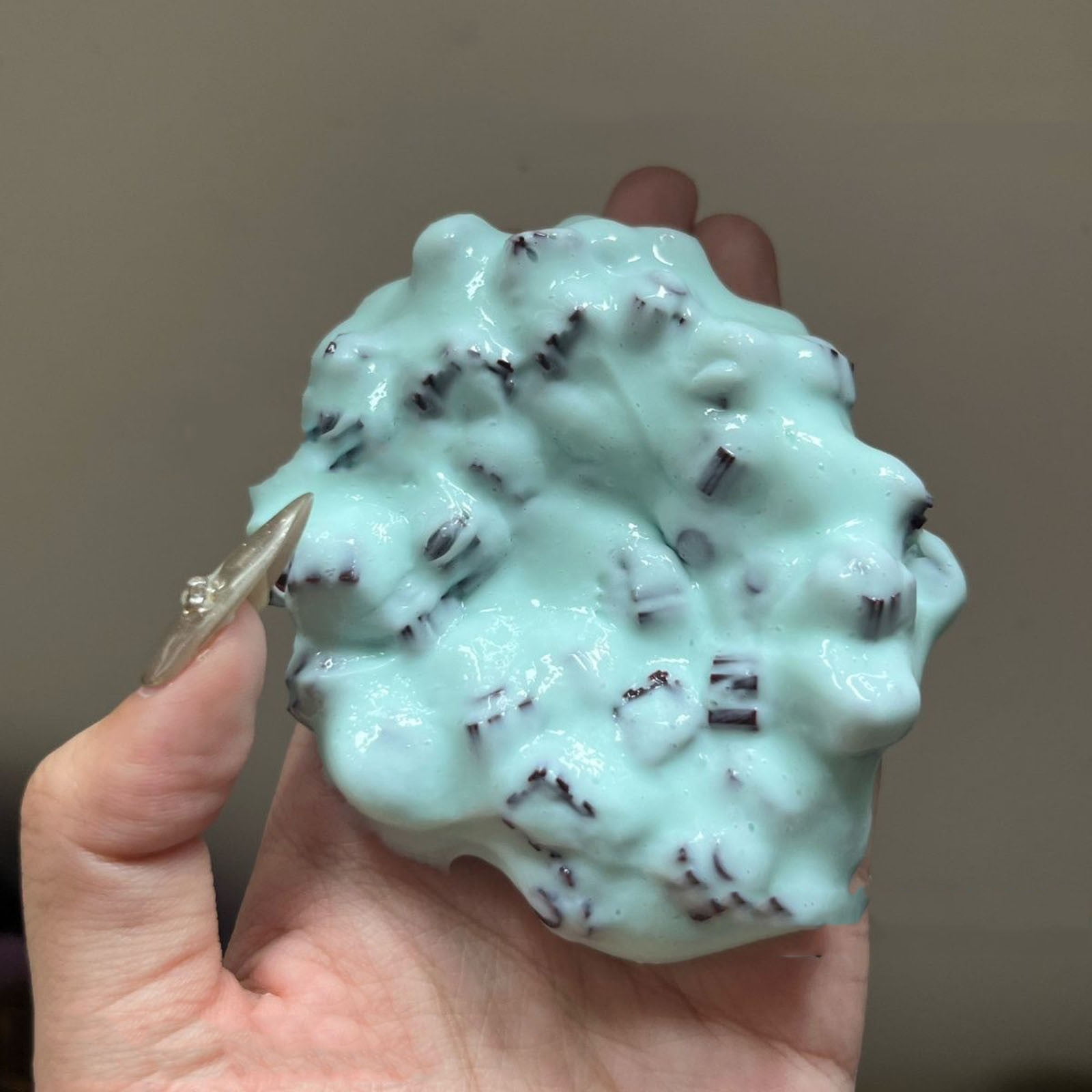 Big Savings! Mint Dark Chocolate Fluid Pinch Decompression Toys Rice ...