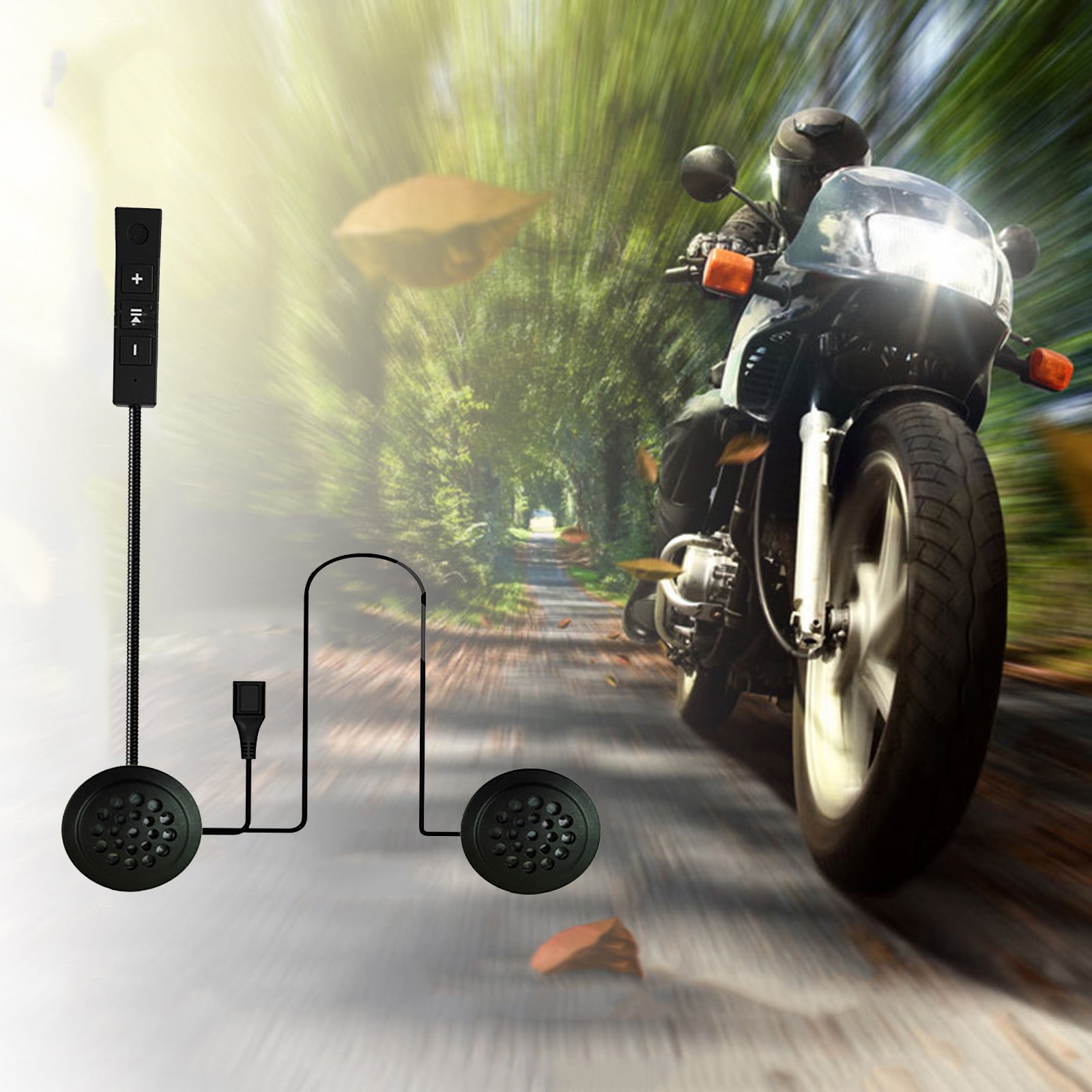 Big Savings! Motorcycle Helmet Bluetooth Headset, Stereo Music, Voice ...
