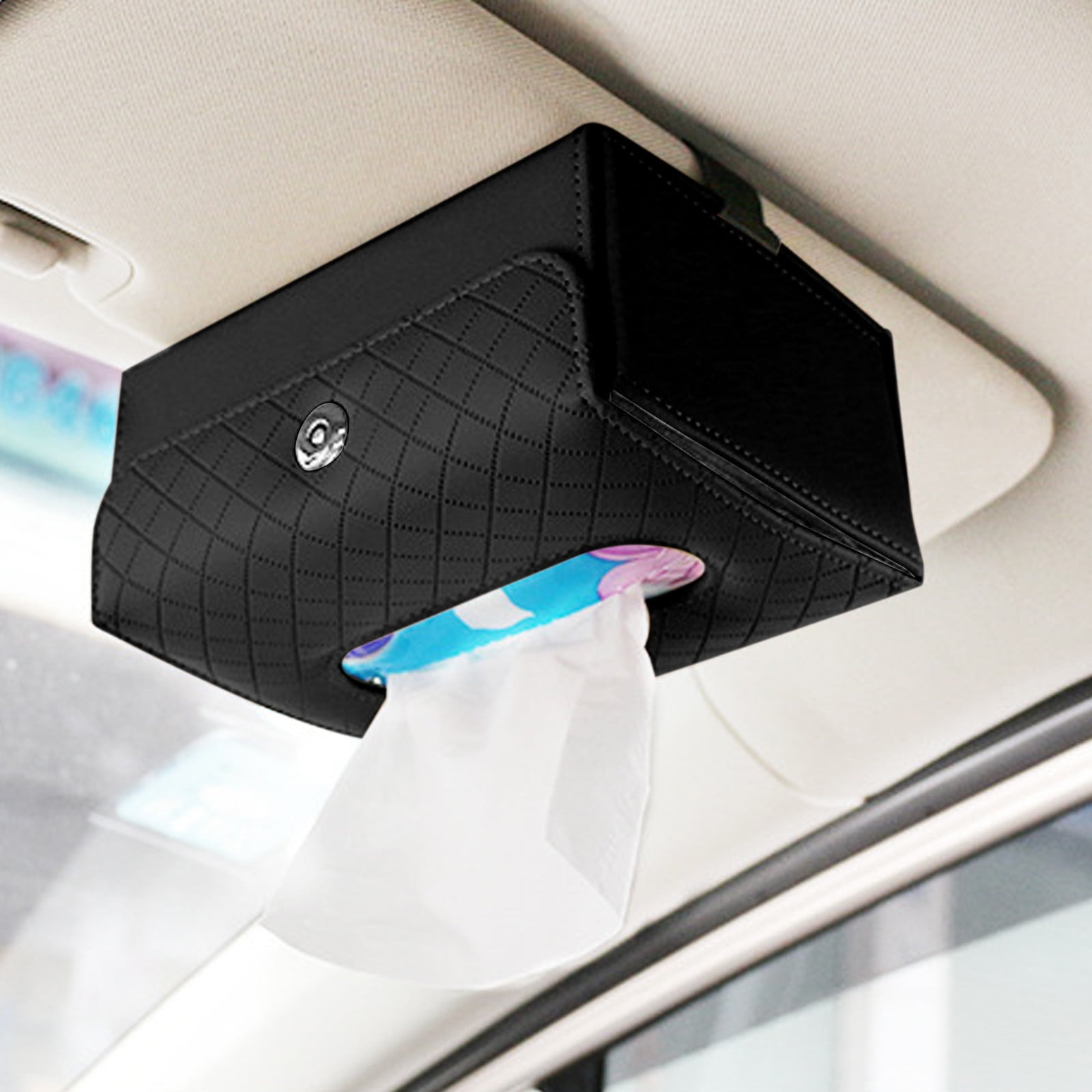 Big Savings, New Car Tissue Box Diamond Pattern Synthetic Leather ...