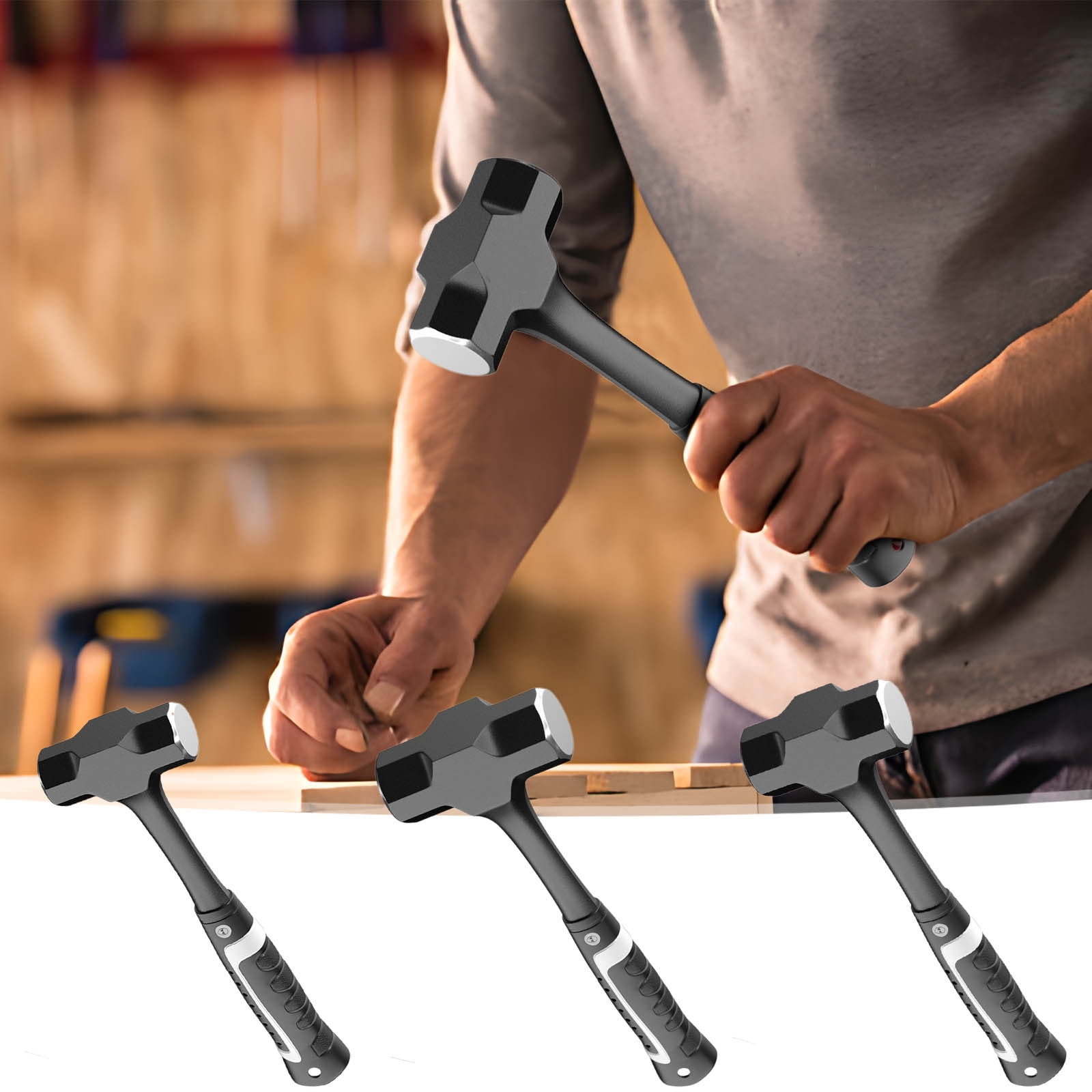 Big Savings! Octagonal Construction Hammer, Heavy Duty Demolition ...