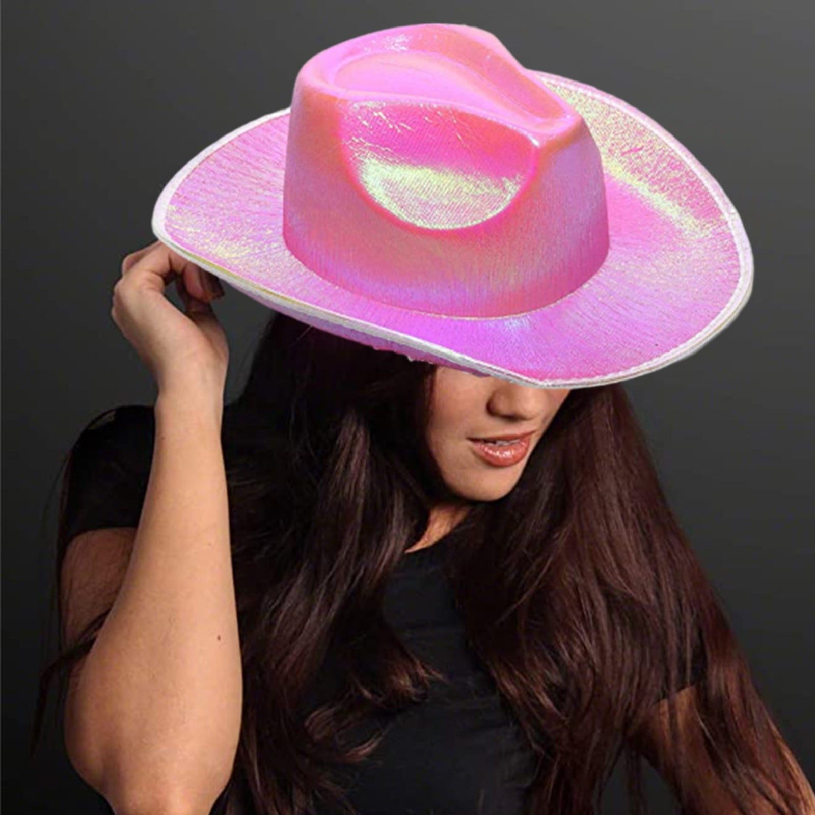 Big Savings! Party Colorful Fluorescent Large Cowboy Hat – Composite ...