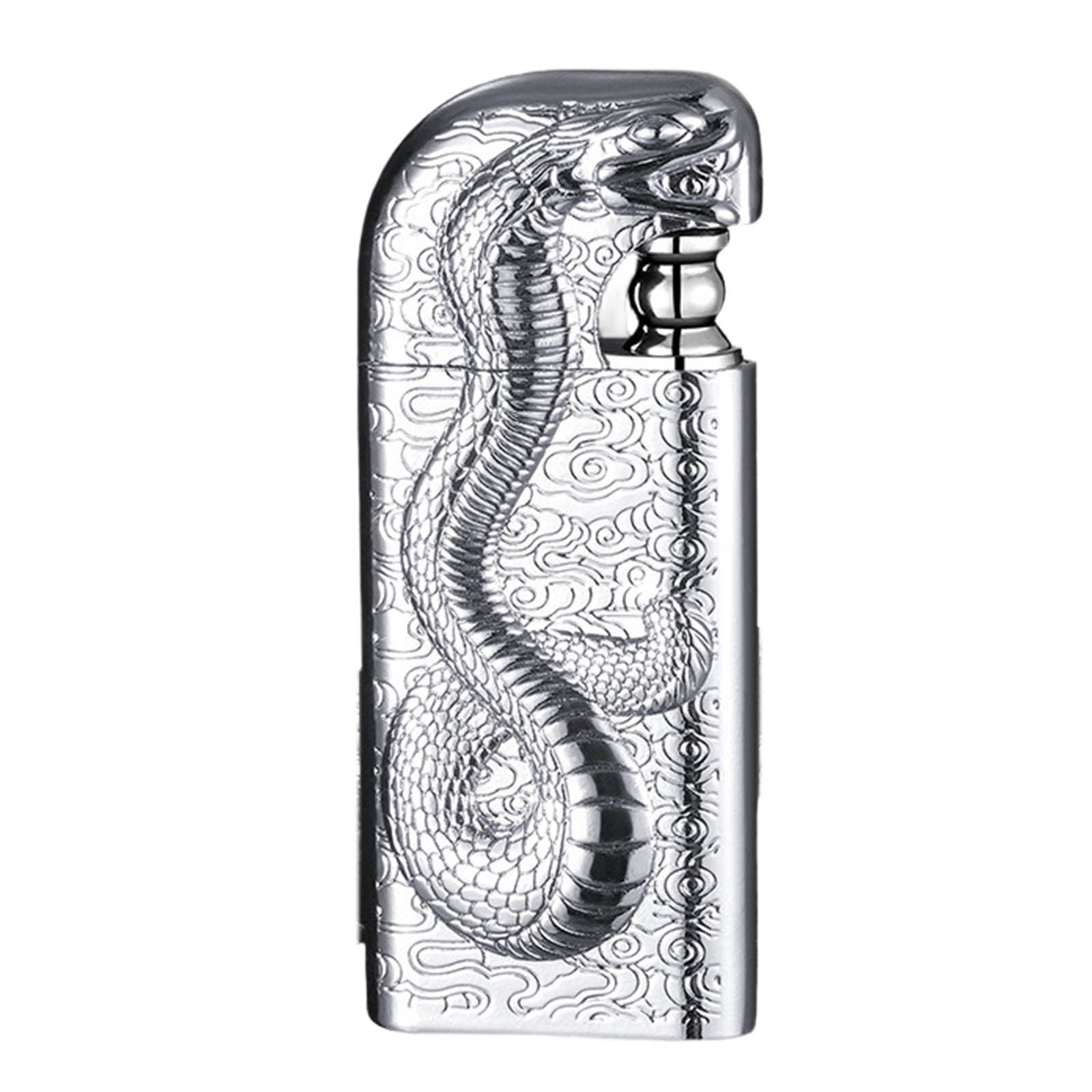 Big Savings! Personalized Metal Snake Lighter, Three-Dimensional Relief ...