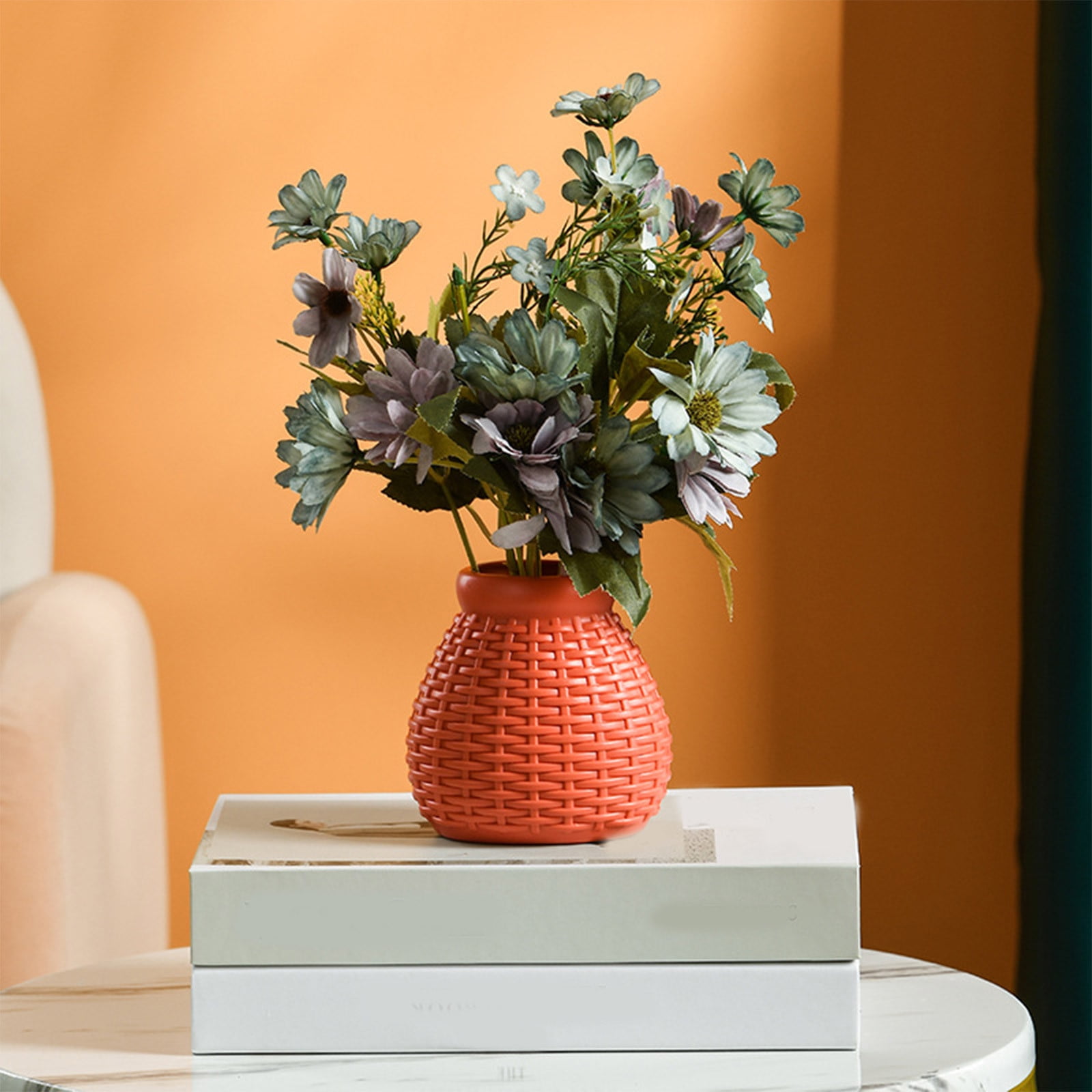 Big Savings! Plastic Imitation Glazed Vase, Living Room Flower Pot ...