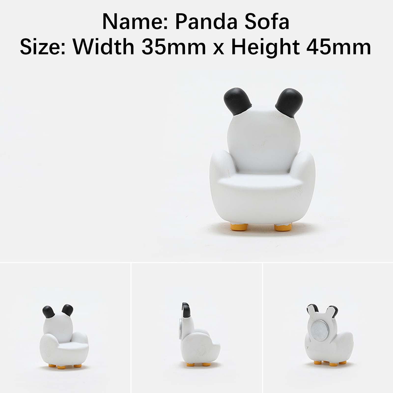 Big Savings! Realistic Sofa Resin Refrigerator Sticker, Magnetic ...