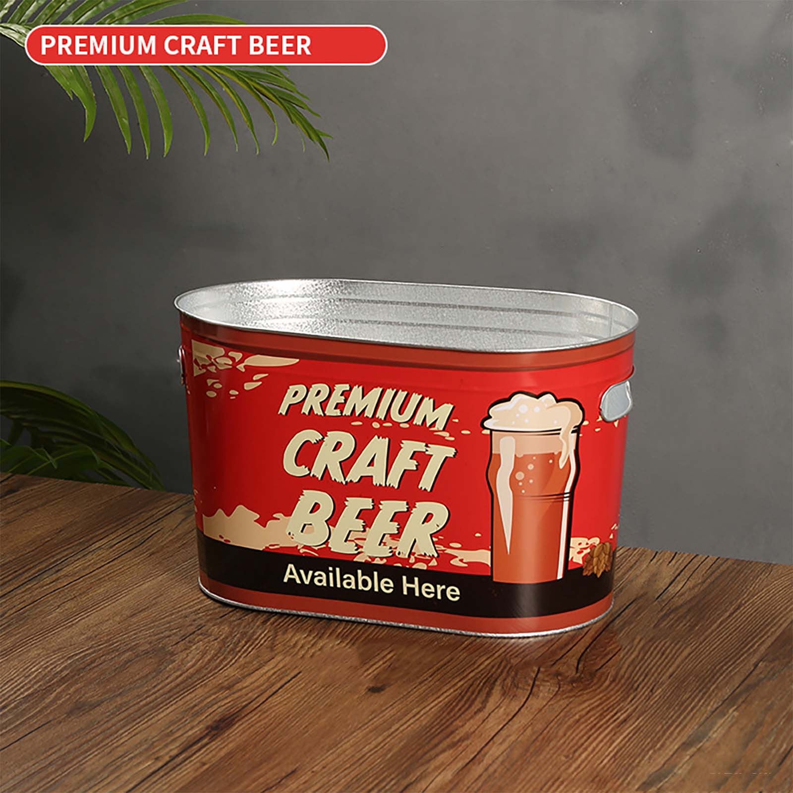 Big Savings! SLMOTUAE Summer Bar Ktv Ice Bucket Barbecue Shop Bar Iced ...