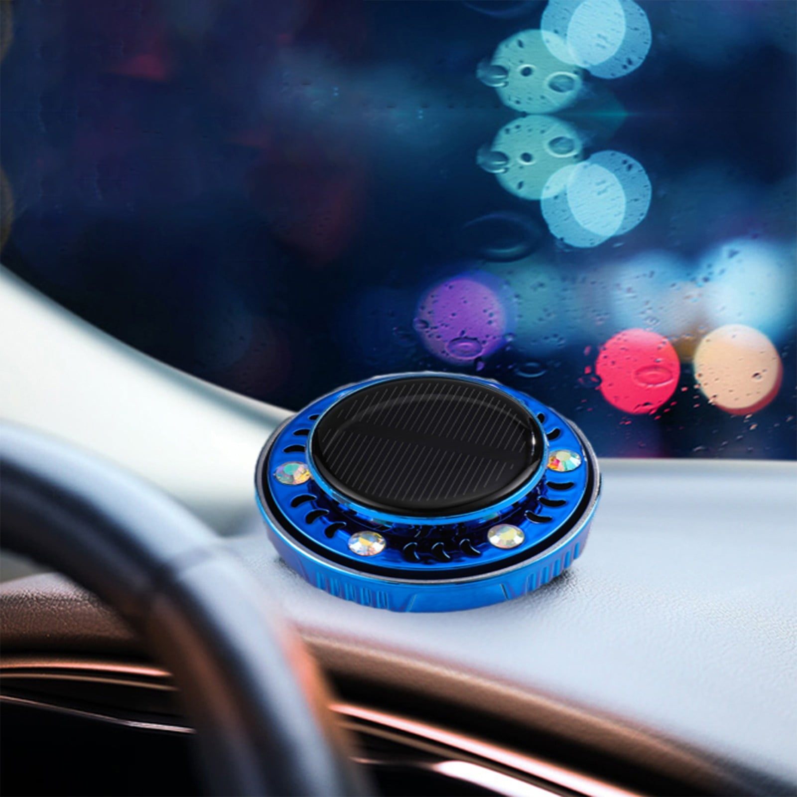 Big Savings! Solar Powered Car Aromatherapy, Sun-Powered Rotating ...