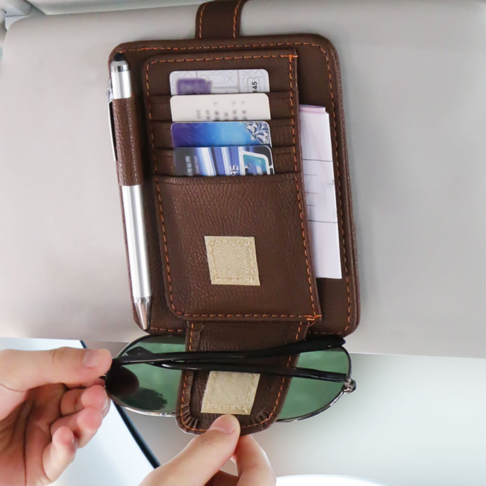 Big Savings! Sunshade Card Visor Organizer Bag, Car Glasses ...