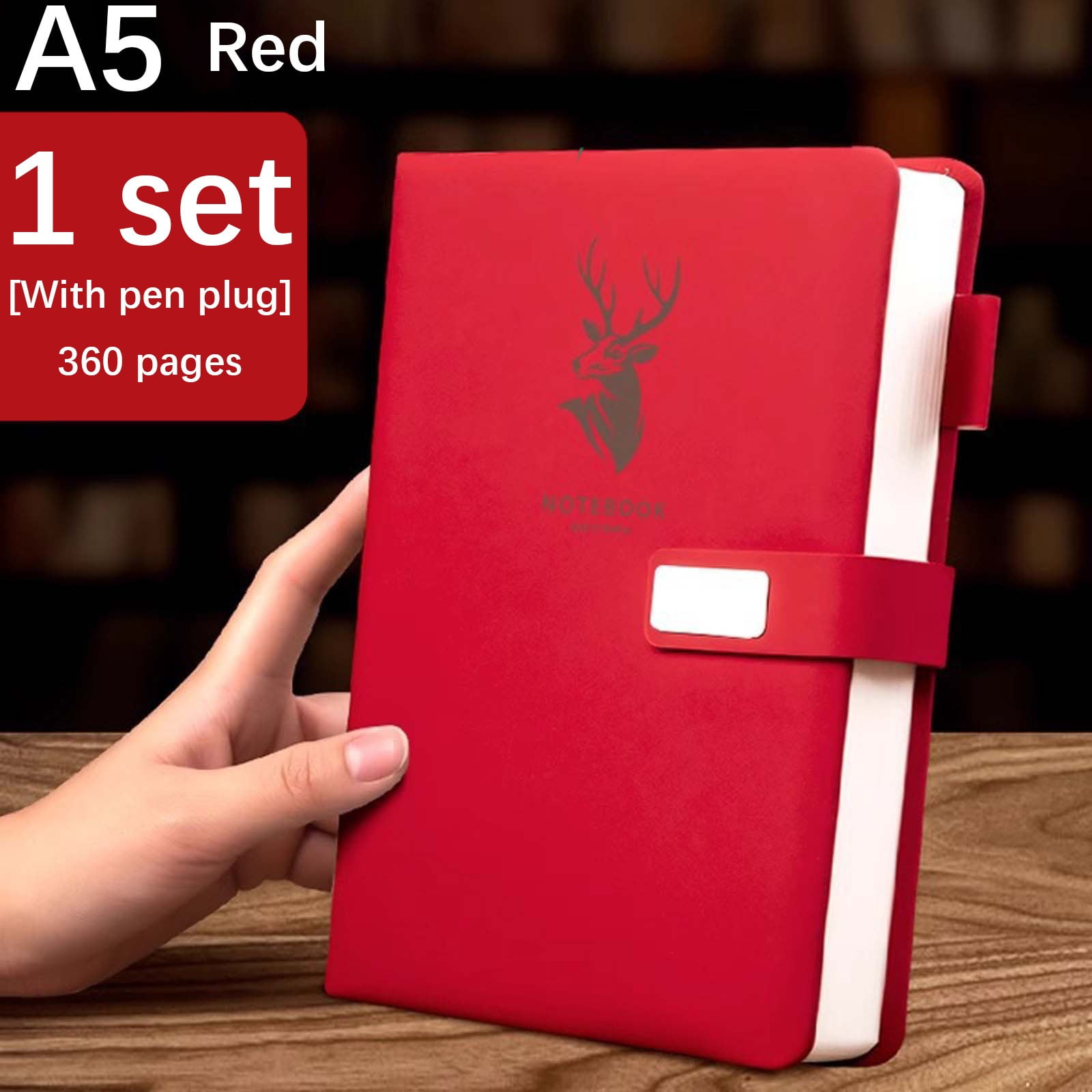 Big Savings! Thick Business Notebook, Leather Journal for Office and ...