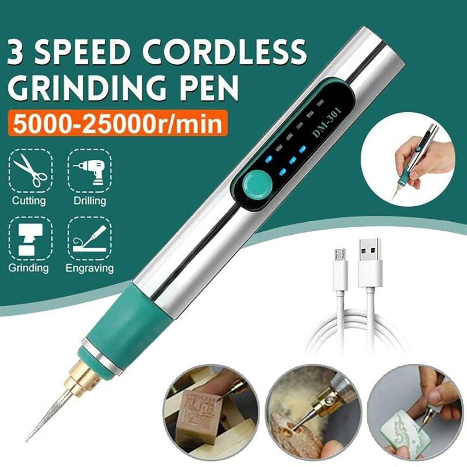 Big Savings! USB Rechargeable DIY Engraving Pen, Metal, Wood, Glass ...