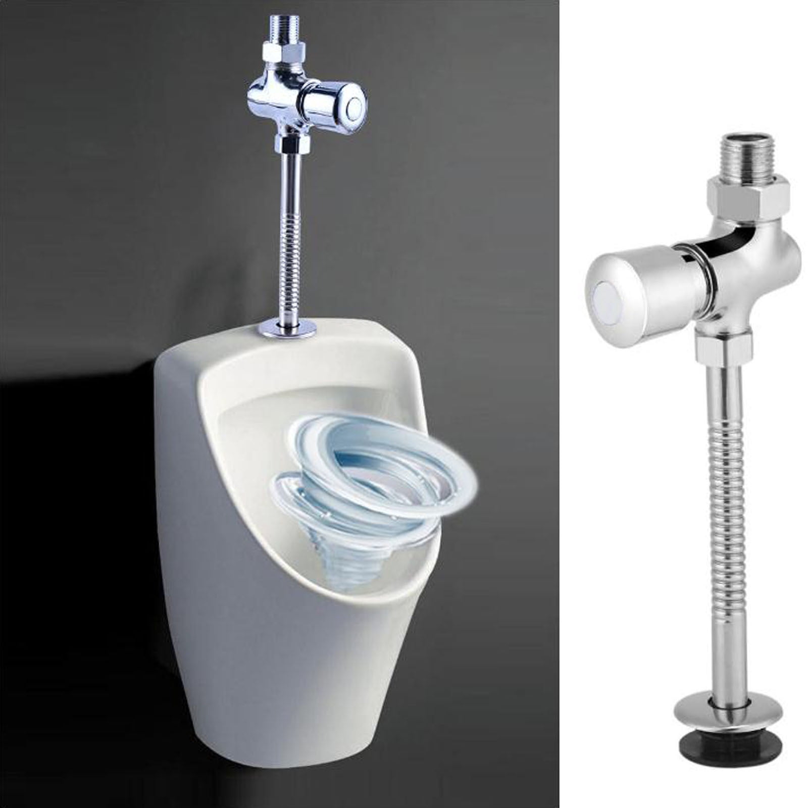Big Savings! Urinal Toilet with Curved Pipe Supply, Bathroom Plumbing ...