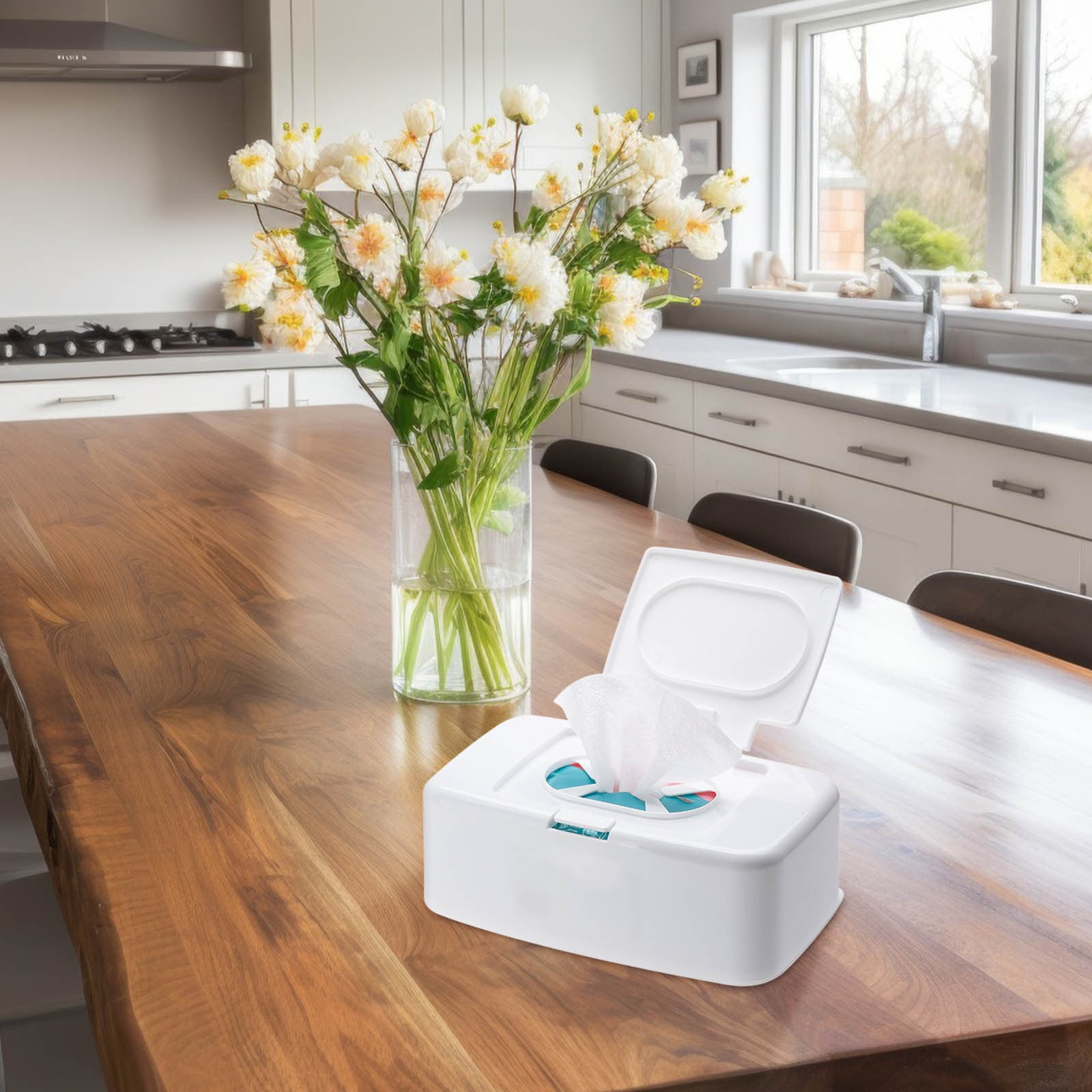 Big Savings! Wet Wipes Storage Box, Baby Wipes Box with Lid, Desk ...