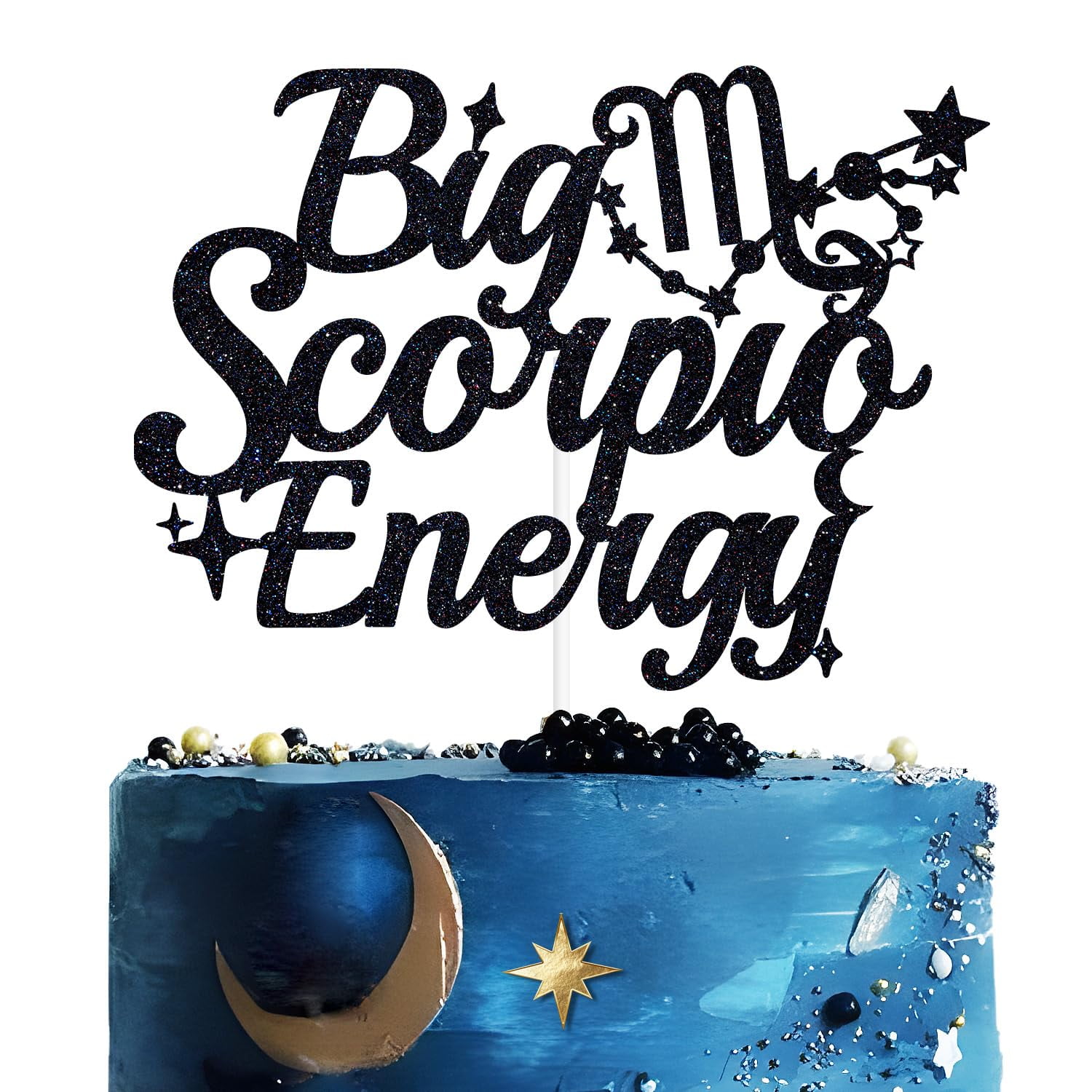 Big Scorpio Energy Cake Topper, Scorpio Birthday Cake Décor, 12 Zodiac ...