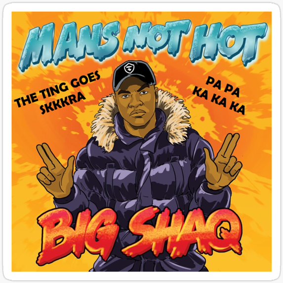 Big Shaq Sticker Phone Decal Water Bottle Stickers Car Decals, Laptop ...