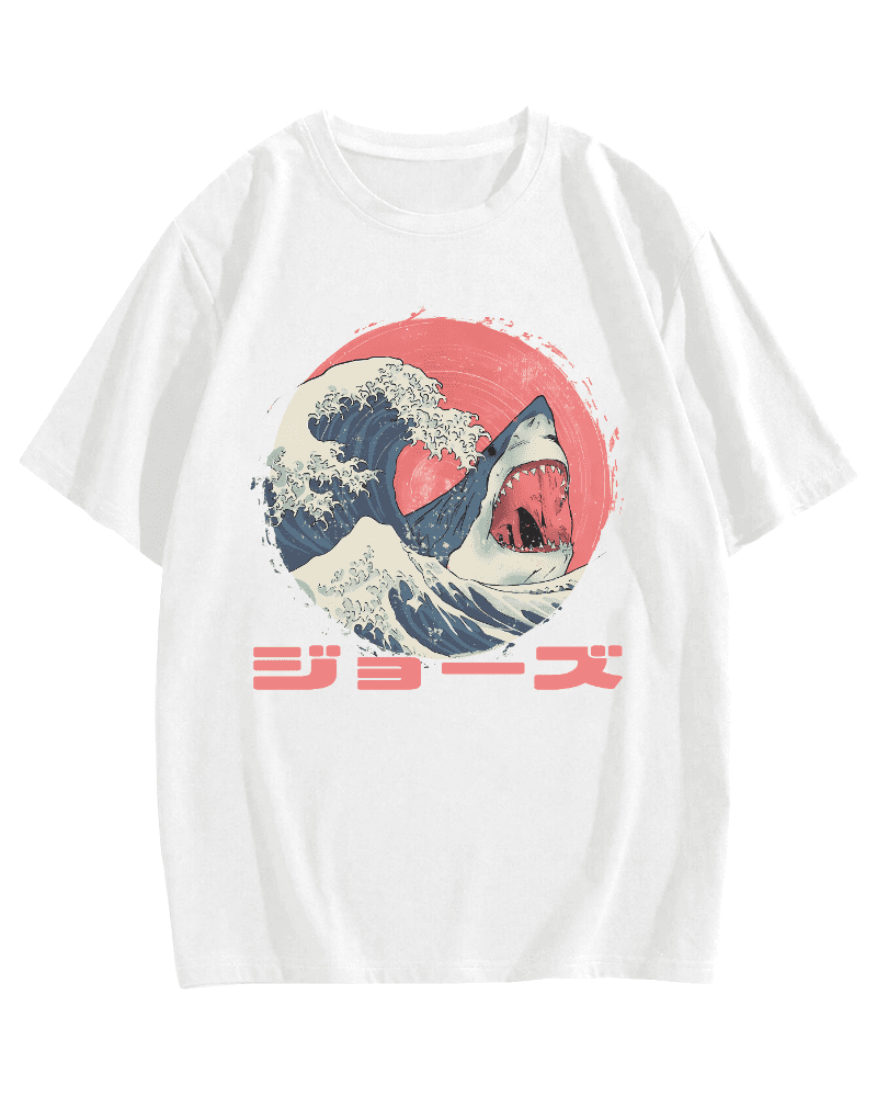 Big Shark Cotton casual T-shirt - Walmart.com