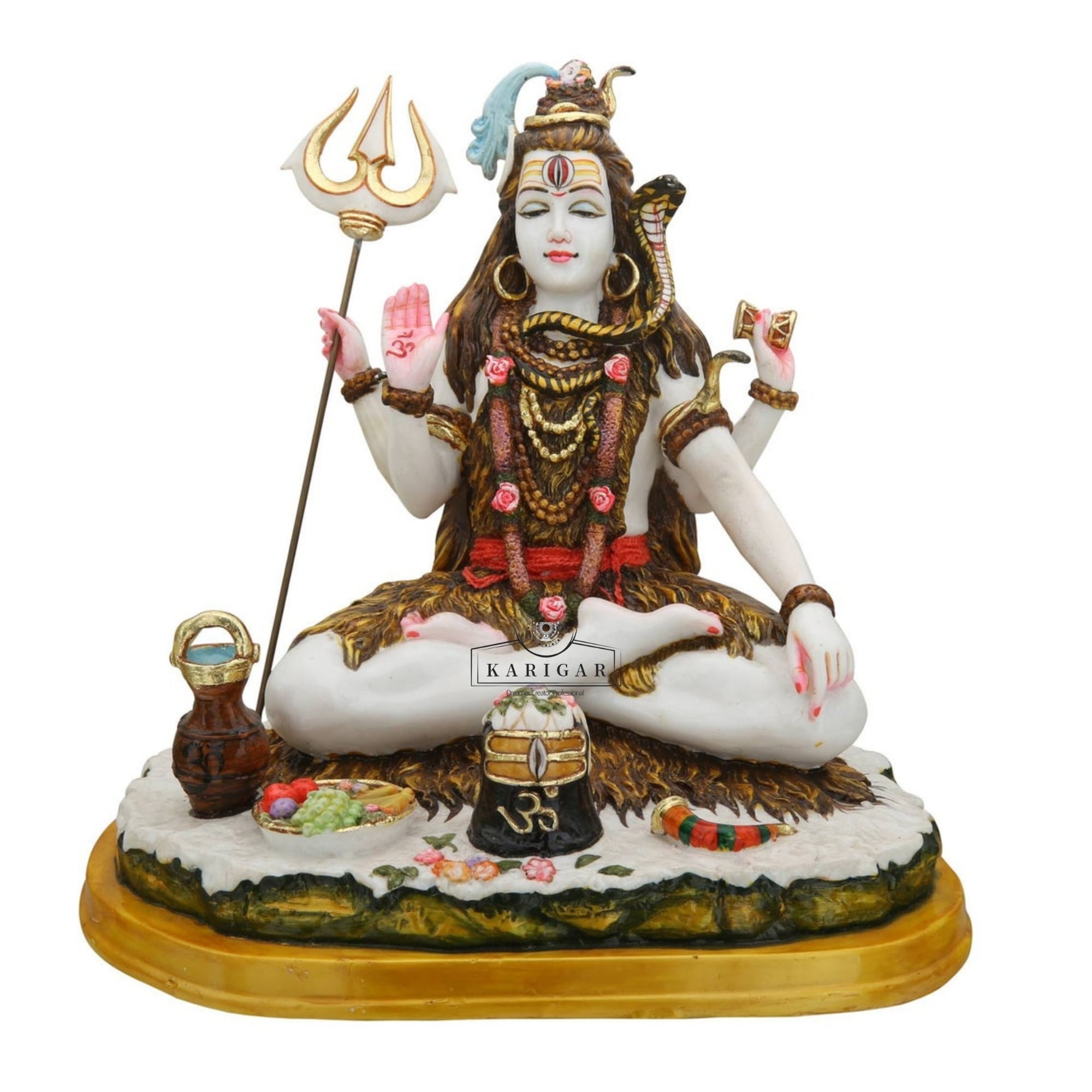 Big Shiva Statue 13 inches Mahadev Idol Shankar Sculpture Bholenath ...