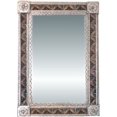 Big Silver Morelia Tile Talavera Tin Mirror - Walmart.com