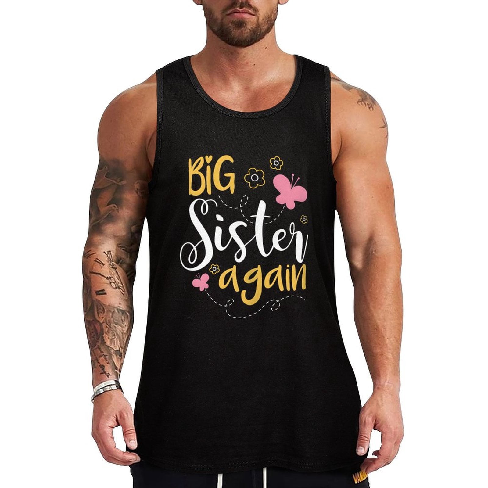Big Sister Again HD Print Men's Muscle T-Shirt, Sleeveless, Muscle Tank ...