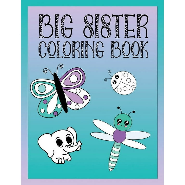 big sister coloring book
