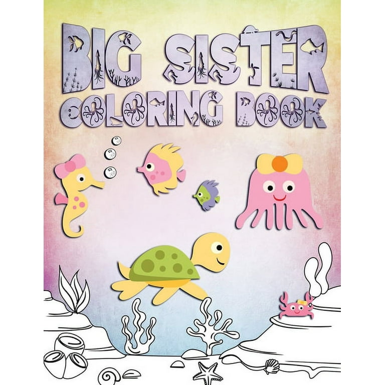 coloring pages for big sisters