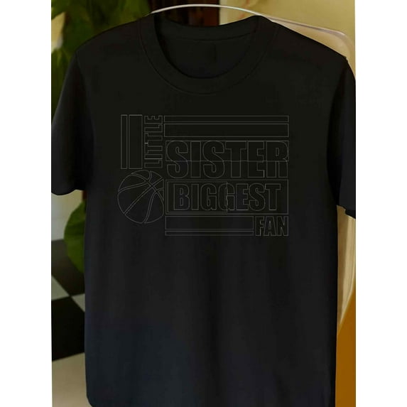 Big Sister Fan men Exercise 180G 100% Cotton black gym Running Basic ...