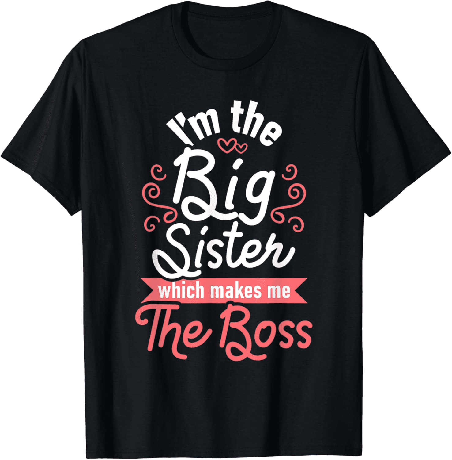 Big Sister Girls T-Shirt, Short Sleeve Cotton Graphic Tee - Walmart.com