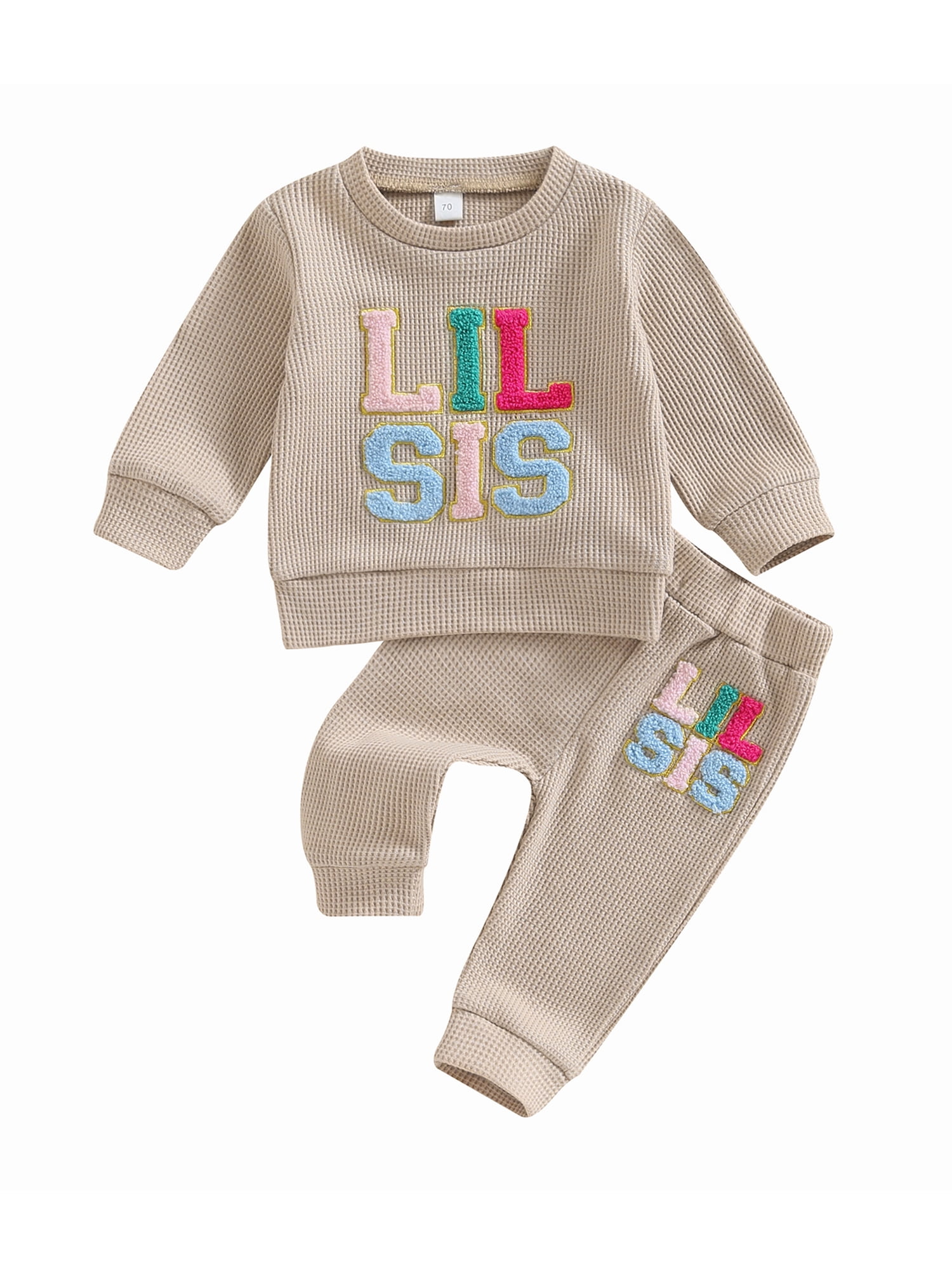 Big Sister Little Sister Matching Outfits Long Sleeve Sweatshirt ...