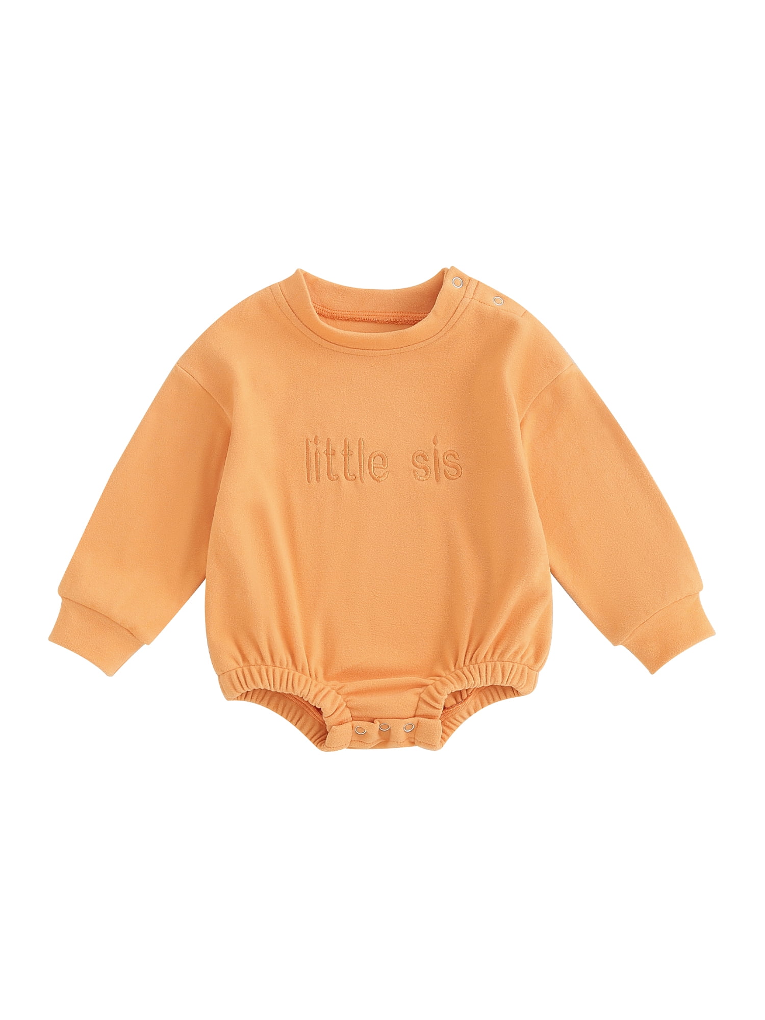 Big Sister Little Sister Matching Outfits Toddler Girl Big SIS Letter ...
