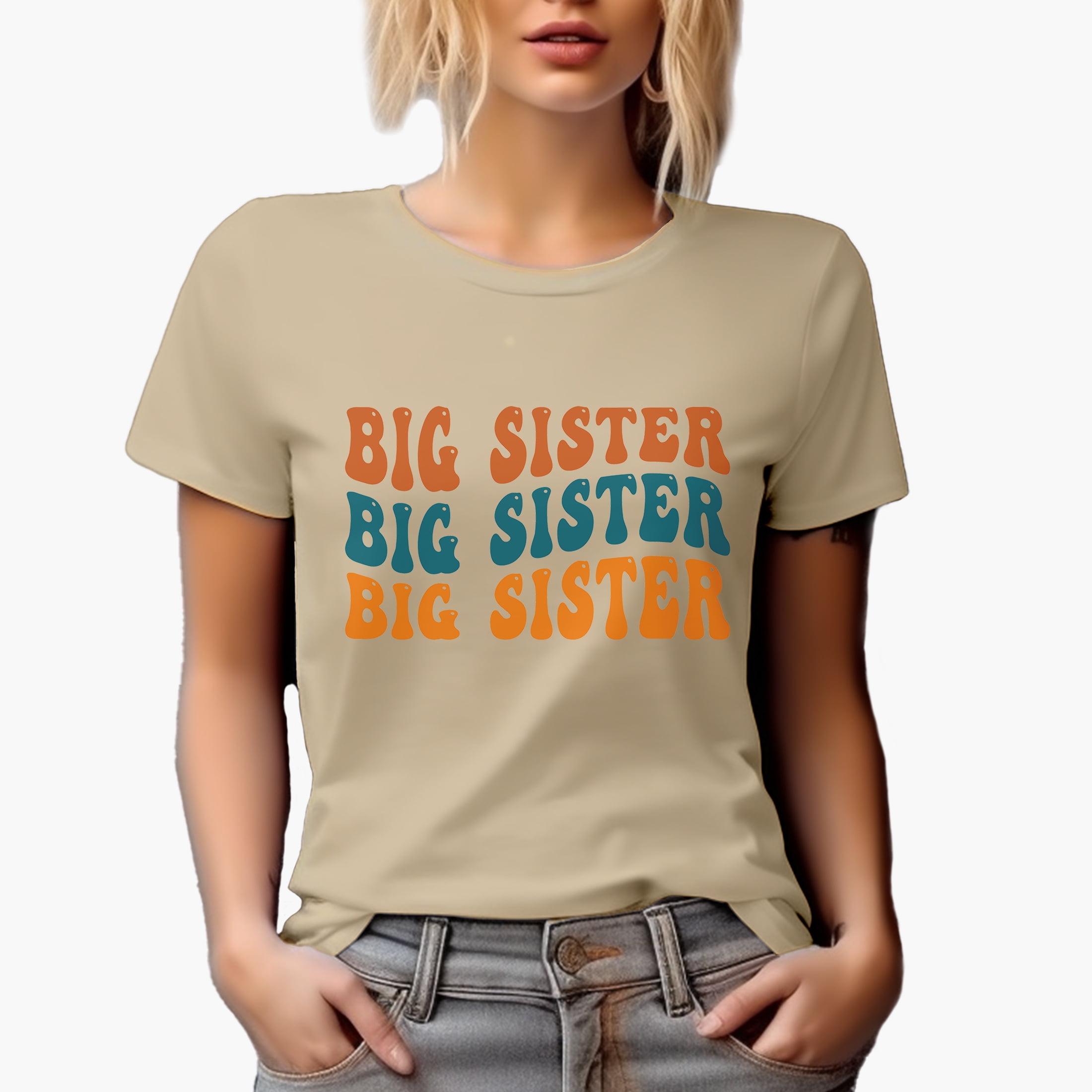 Big Sister, Name for Elder Sisters or Female Siblings, Groovy Retro ...