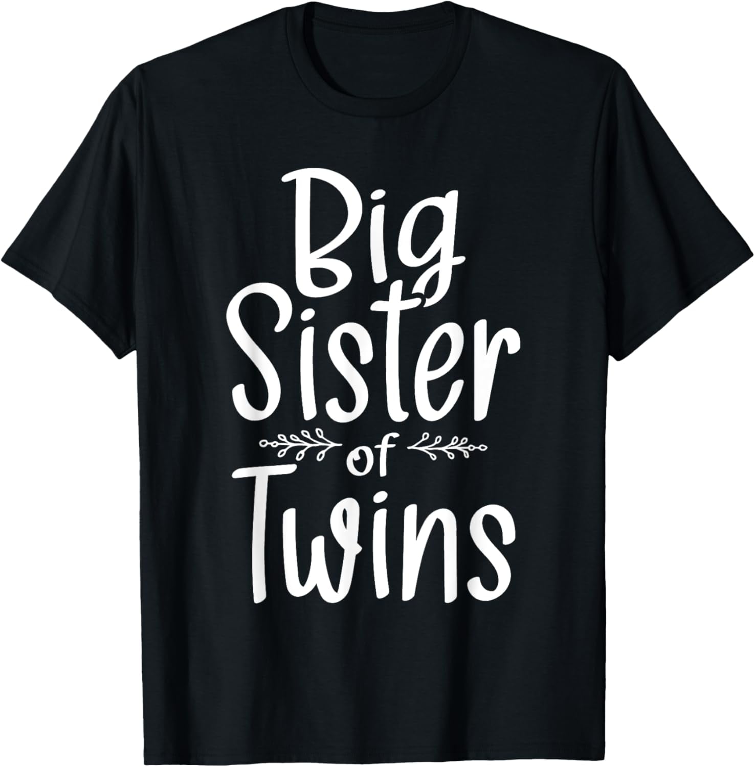Big Sister Of Twins - Twin Brother Boy Girl Sibling T-Shirt - Walmart.com