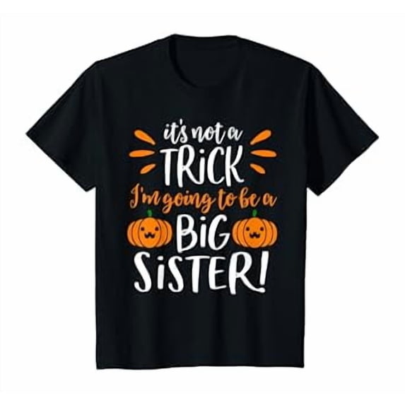 Big Sister Pregnancy Announcement Shirt Pumpkin - Walmart.com