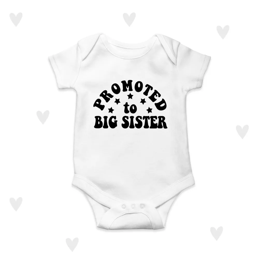 Big Sister Promotion Baby Grow Announcement Cute Cute And Cool Baby ...