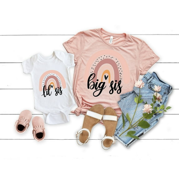 Big Sister Shirt Big Sis Shirt Little Sister Shirt Lil Sis Shirt Family ...