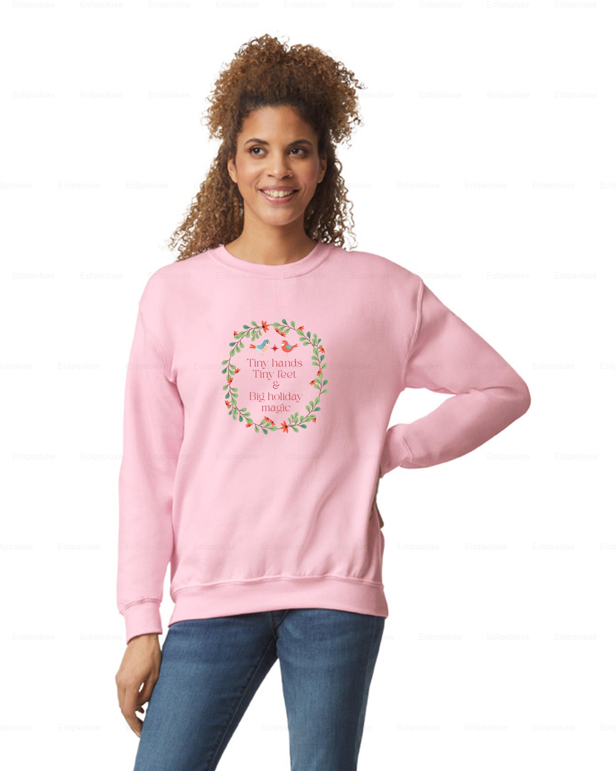 Big Sister Sweatshirt Cute Floral Design Little Girls Fun Love Comfort up to 5XL. - Walmart.com