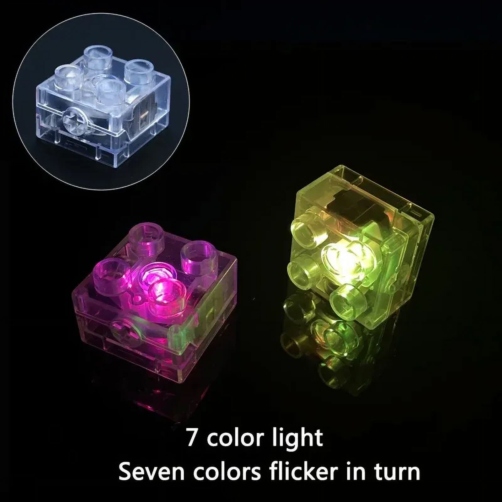 Big Size 2x2 Luminous block brick Classic Education Building Blocks ...