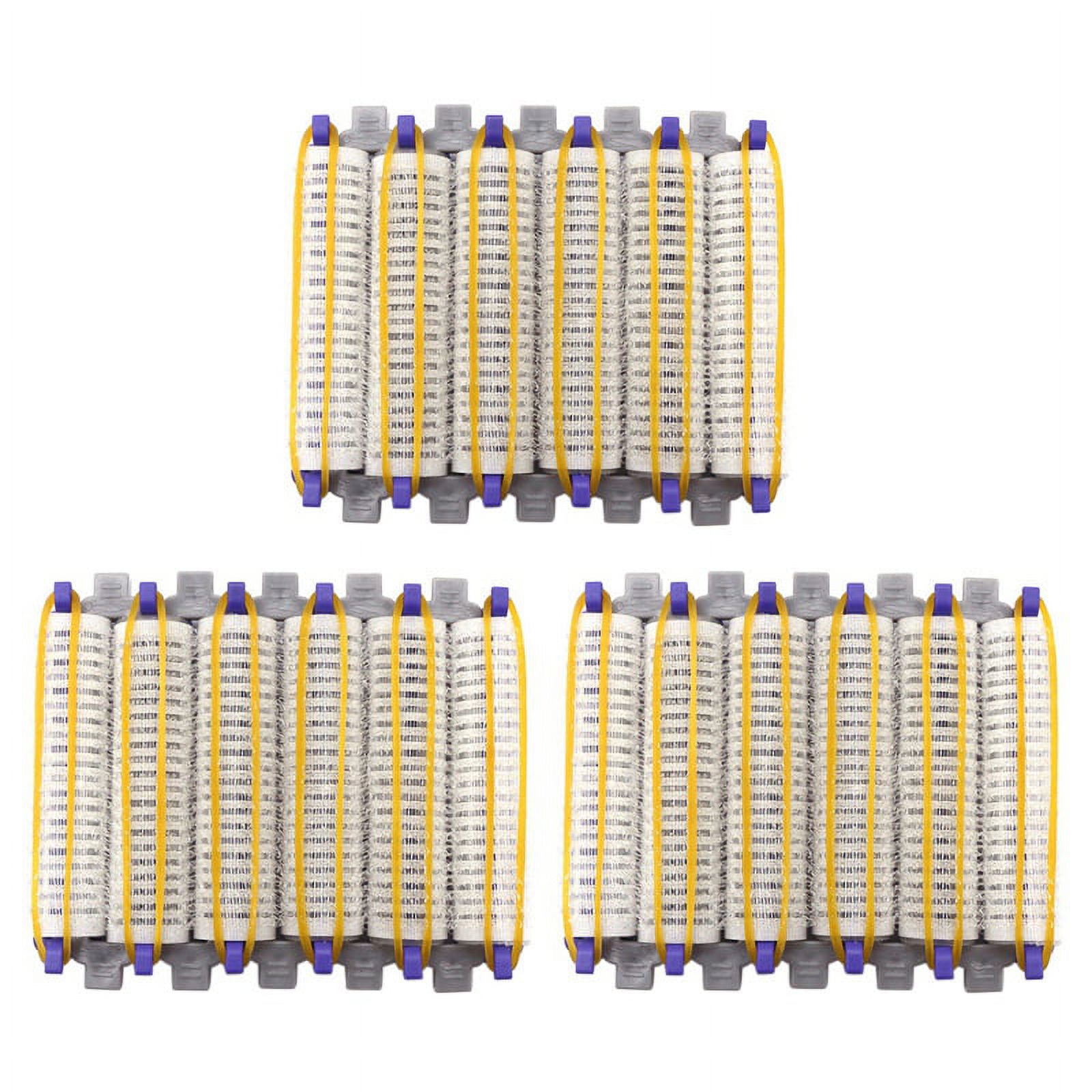 Big Size 72Pcs Salon Nylon Hook & Loop Hair Rollers Set Hair Root Perm ...