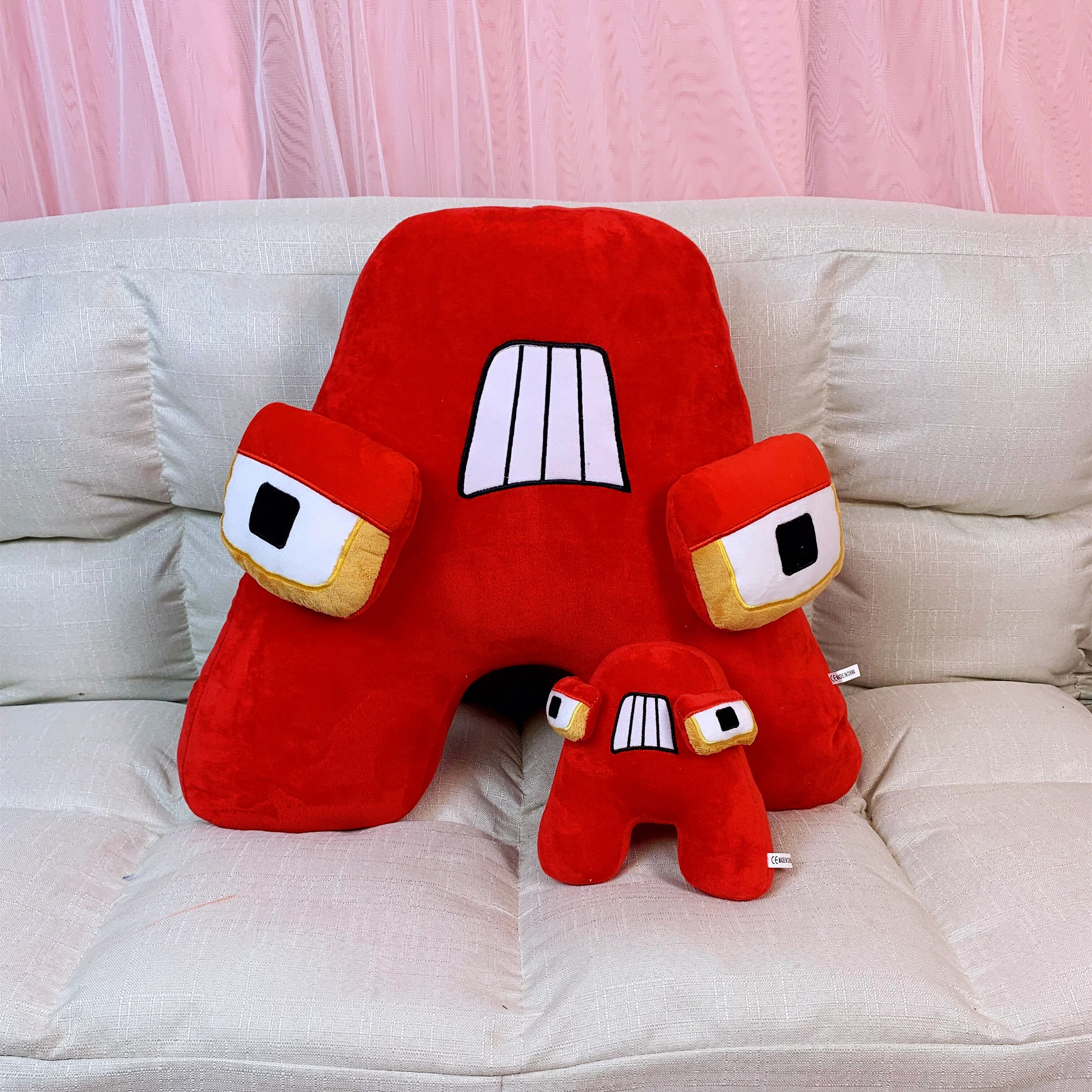 Big Size Alphabet Lore Plush Toys English Numbr Letter Stuffed Animal ...