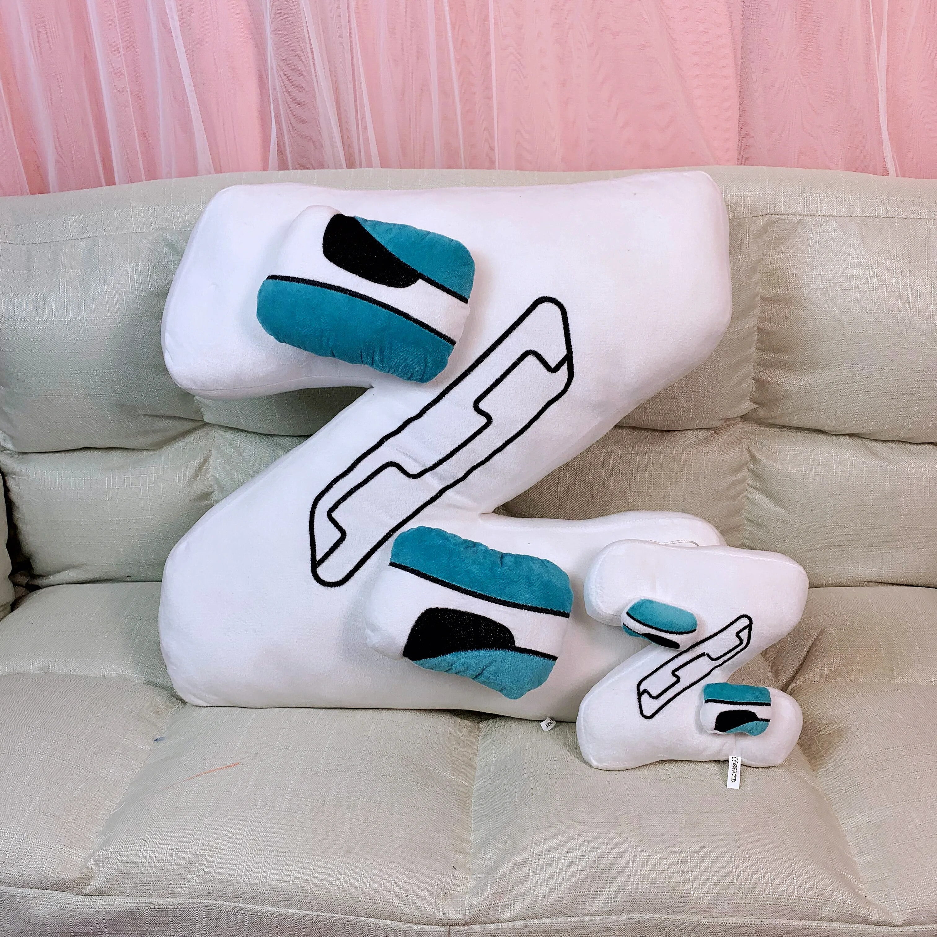 Big Size Alphabet Lore Plush Toys English Numbr Letter Stuffed Animal ...