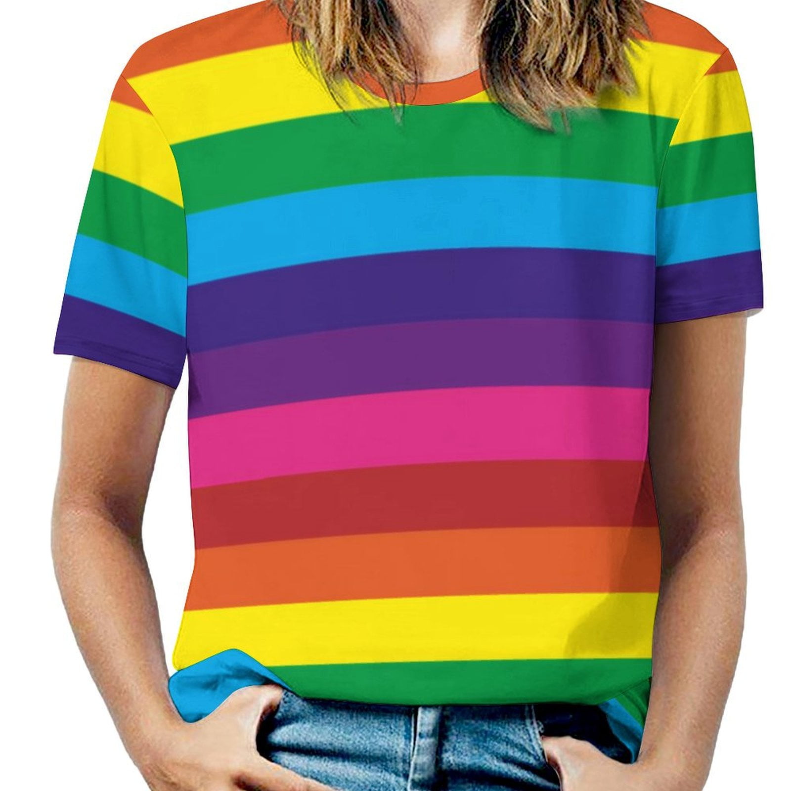 Big Size Broader Spectrum T-Shirts Outline Stars Casual T-Shirt Short ...