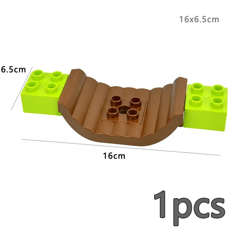 Big Size Building Block Plant Fruit Accessorie Flower Grass Tree Stump ...