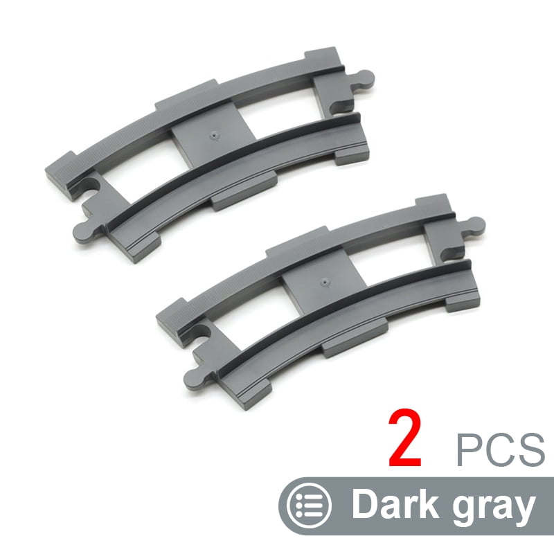 Big Size Building Block Train Tracks Traffic Straight Track Rail Bridge ...